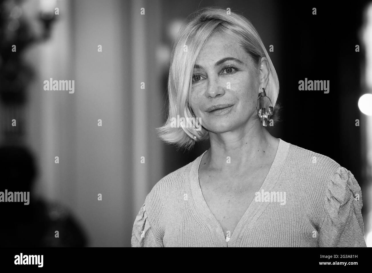 Actress emmanuelle beart Black and White Stock Photos & Images - Alamy