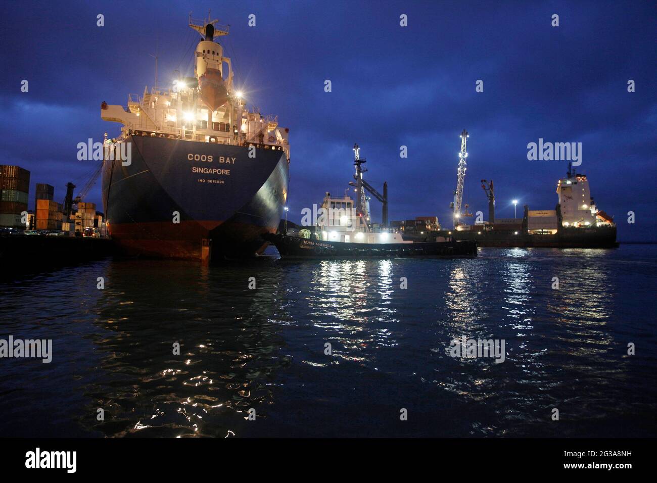 Port Nelson, New Zealand Stock Photo - Alamy