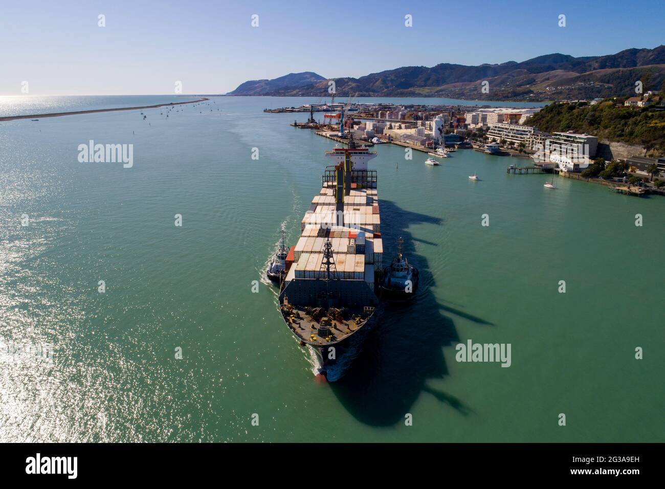 Port Nelson, New Zealand Stock Photo - Alamy