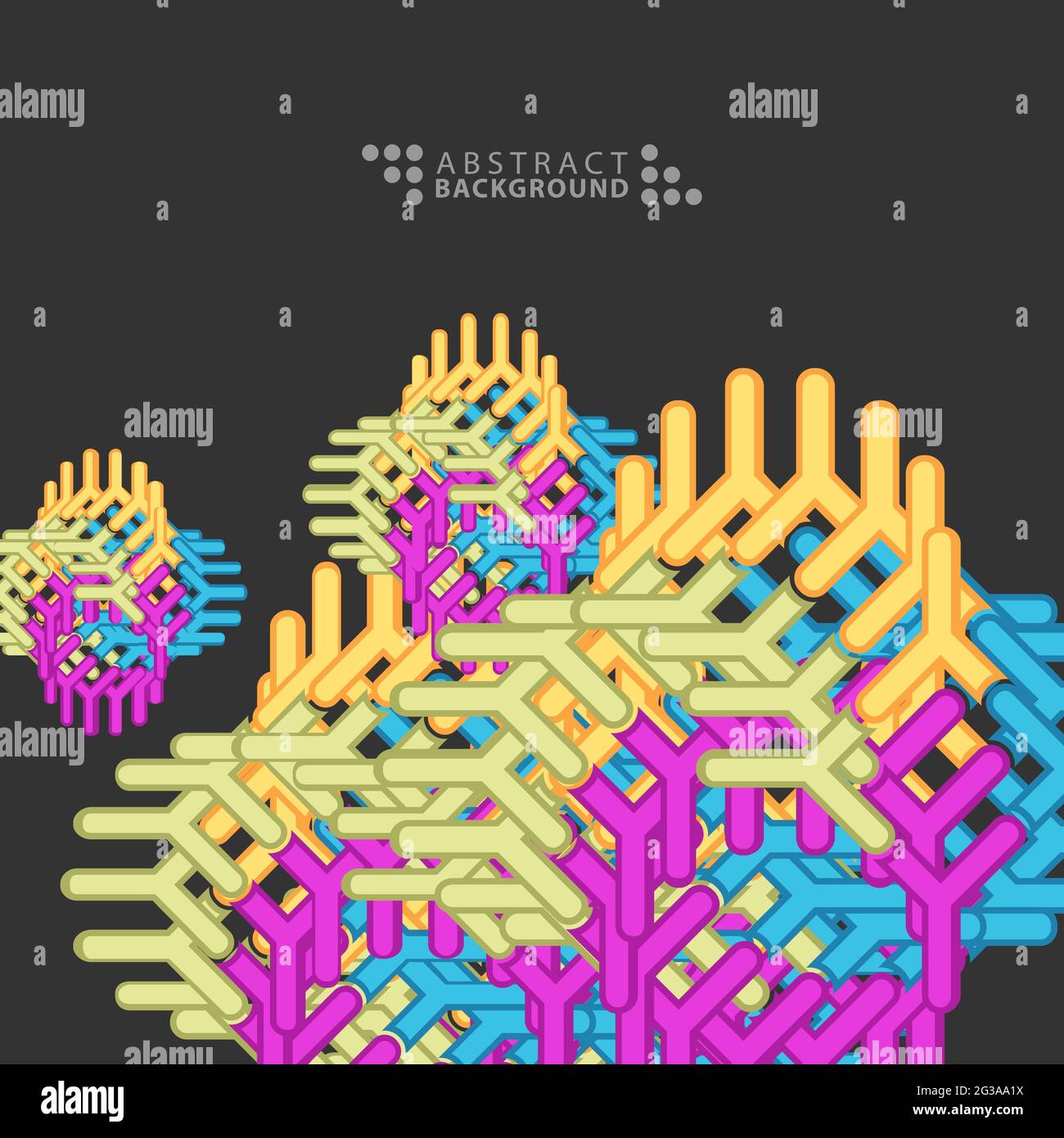 Geometric colorful abstract background template design Stock Vector ...