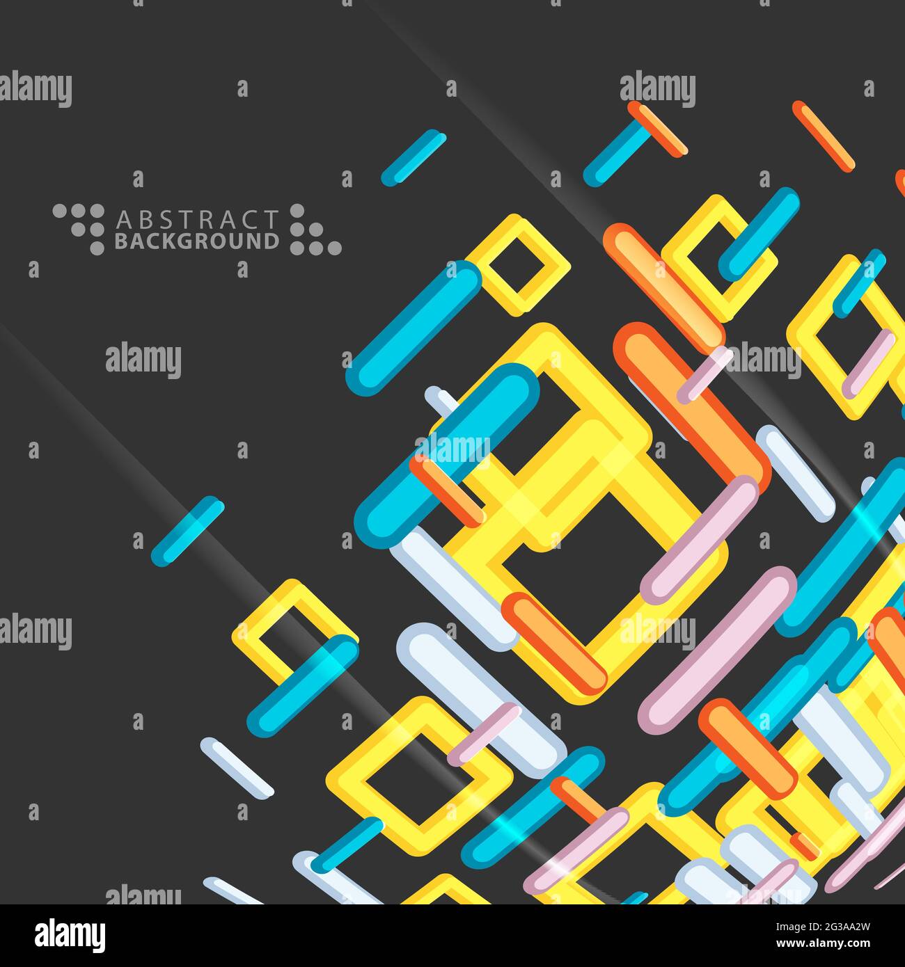 Geometric colorful abstract background template design Stock Vector ...