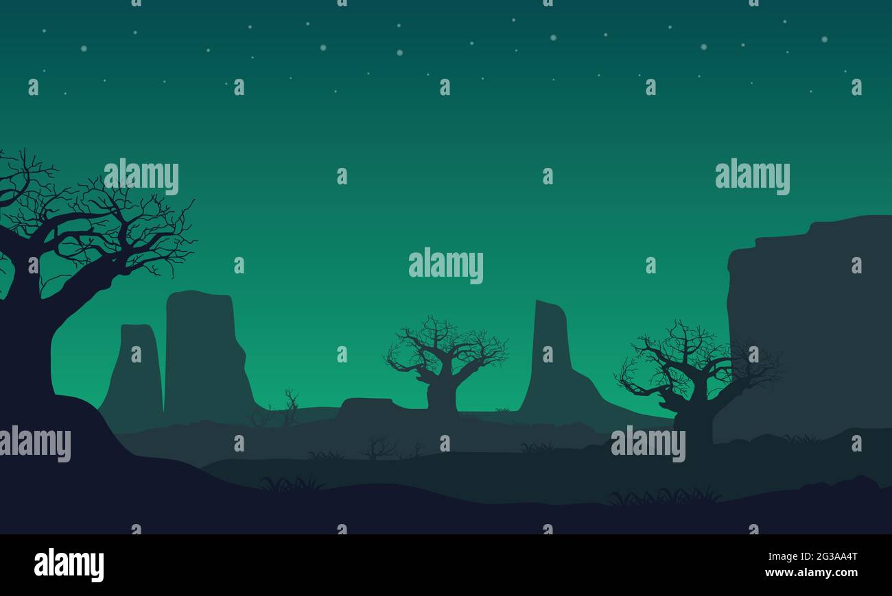 Amazing night view Stock Vector Images - Alamy