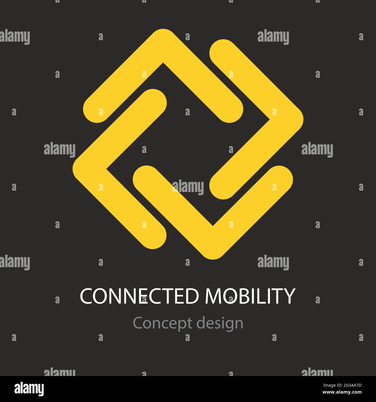 Connected mobility icon concept design Stock Vector Image & Art - Alamy