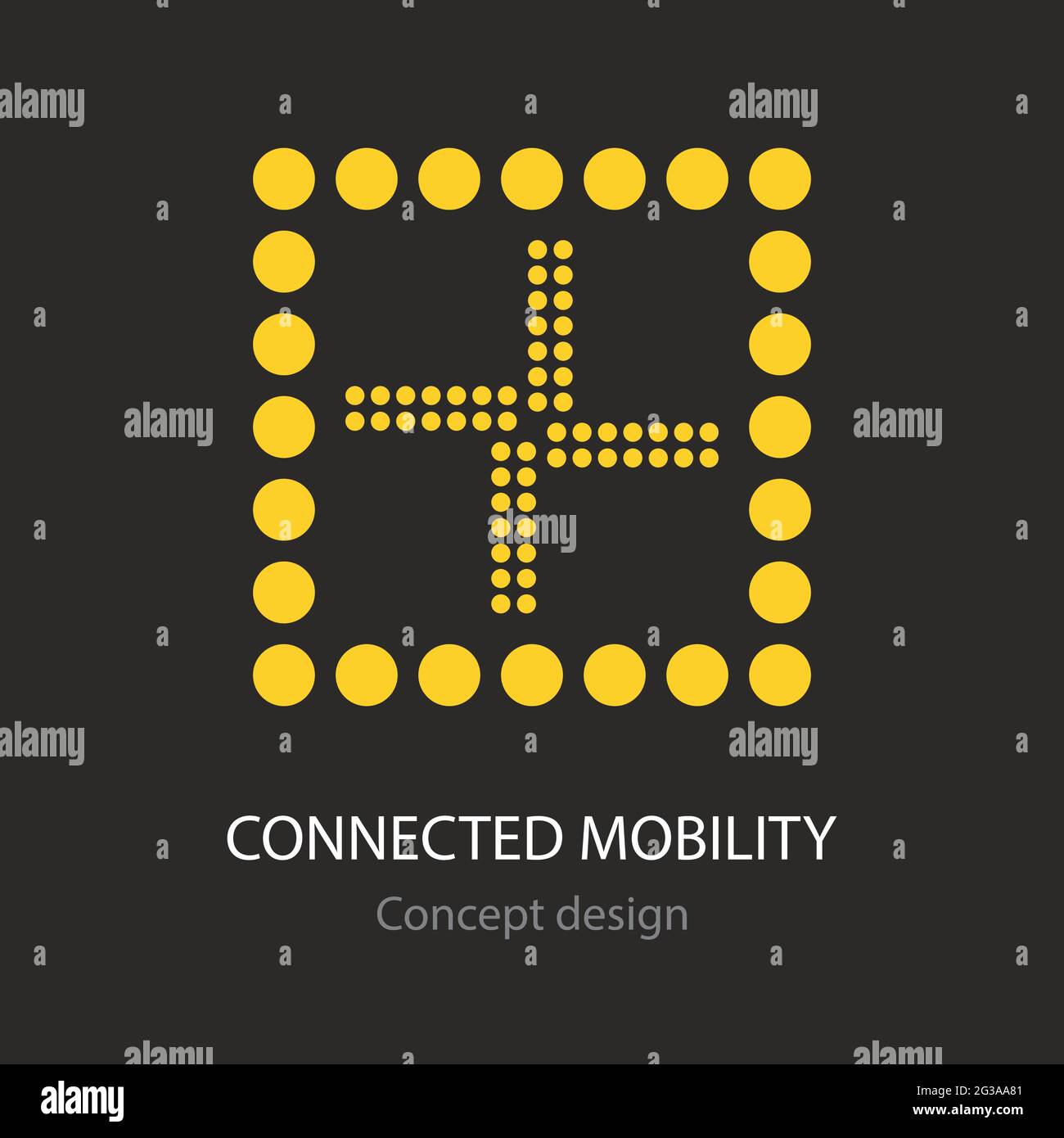 Connected mobility icon concept design Stock Vector Image & Art - Alamy