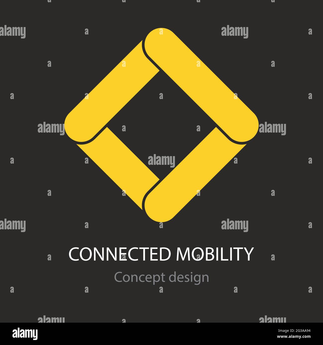 Connected logo hi-res stock photography and images - Alamy
