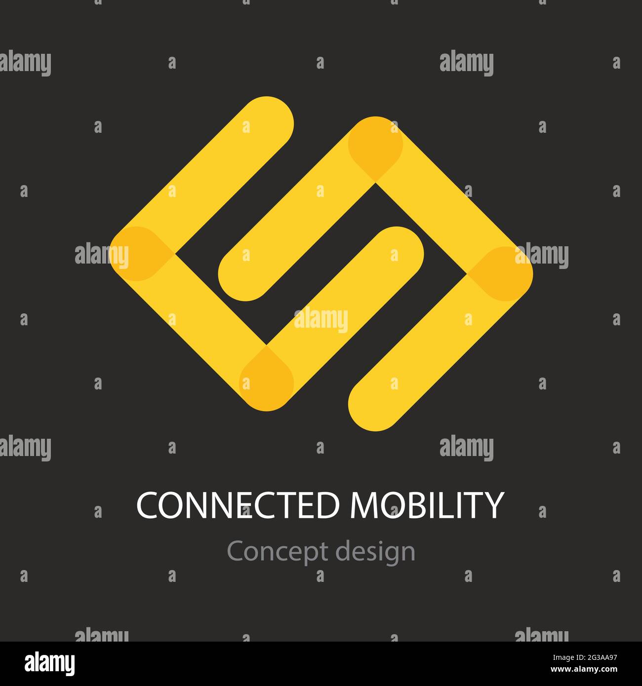 Connected mobility icon concept design Stock Vector Image & Art - Alamy