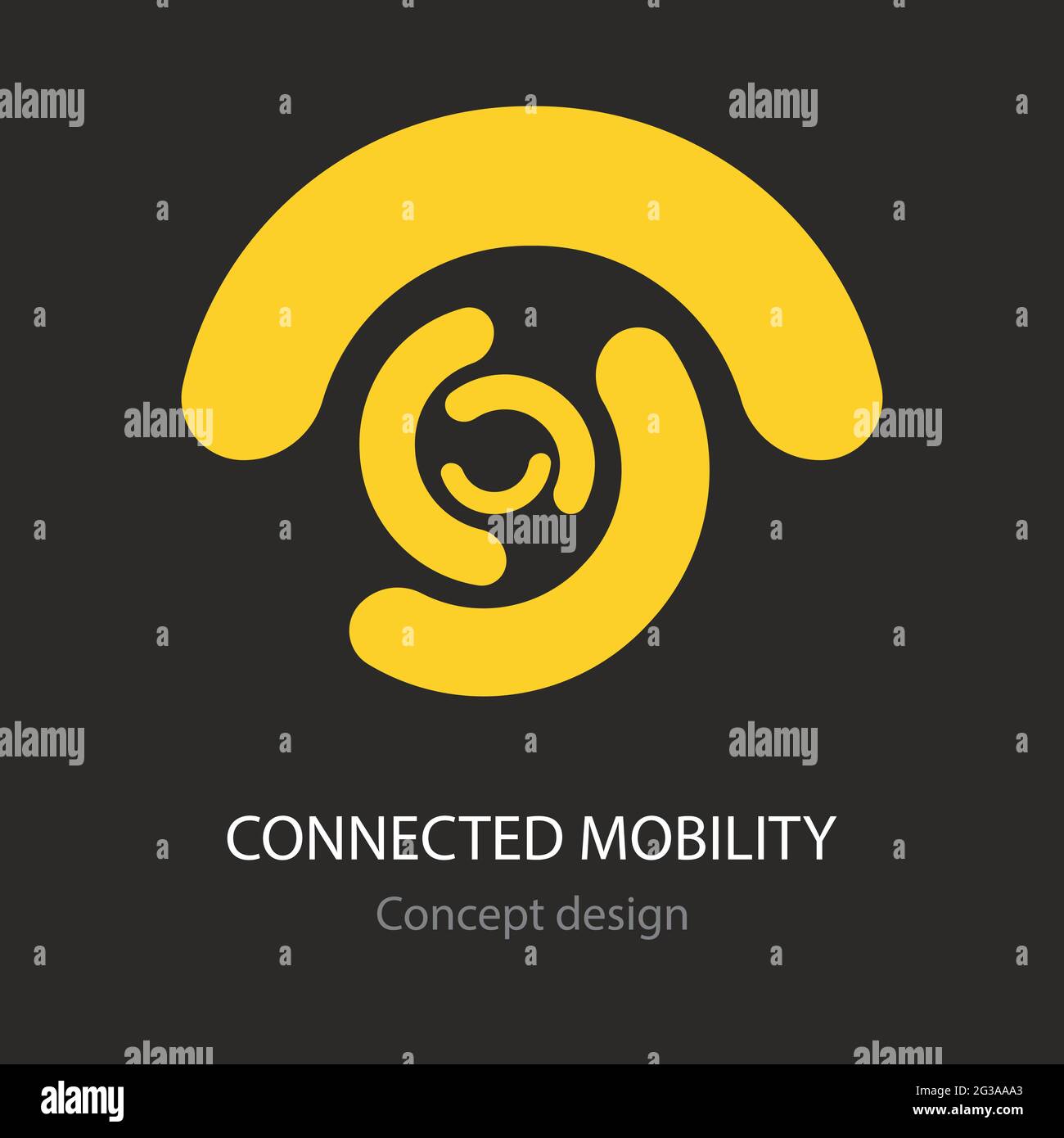 Connected logo hi-res stock photography and images - Alamy