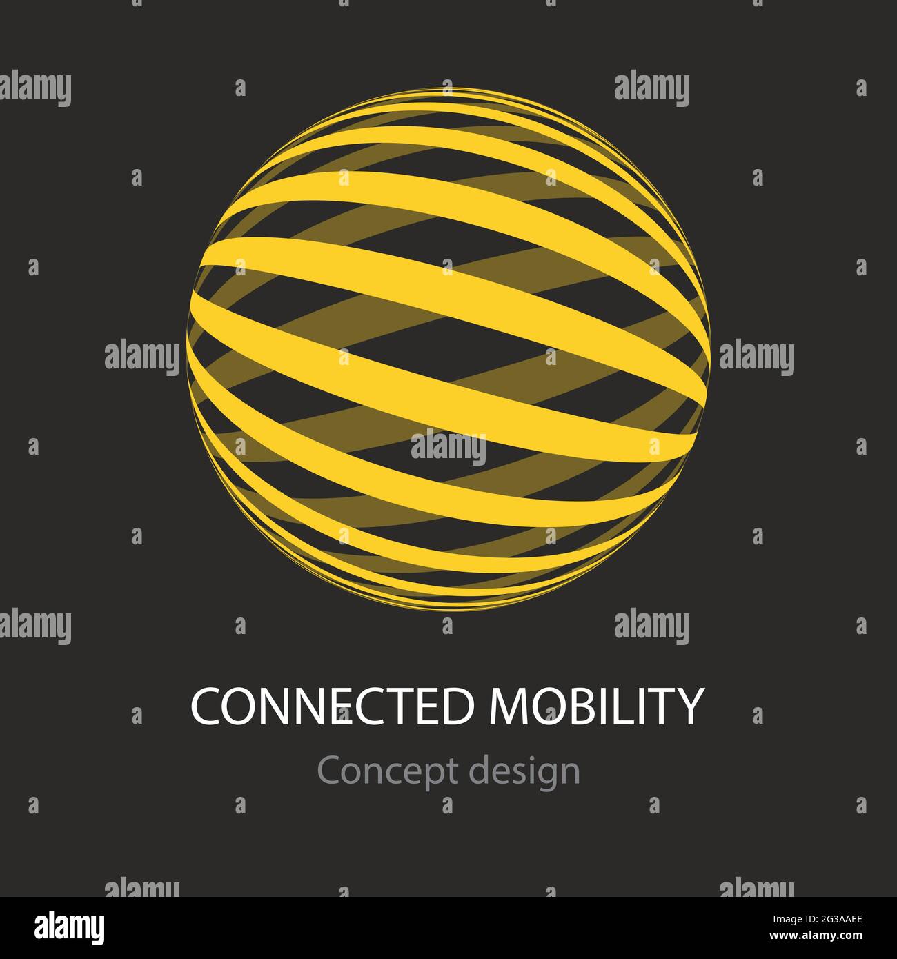 Connected mobility icon concept design Stock Vector Image & Art - Alamy