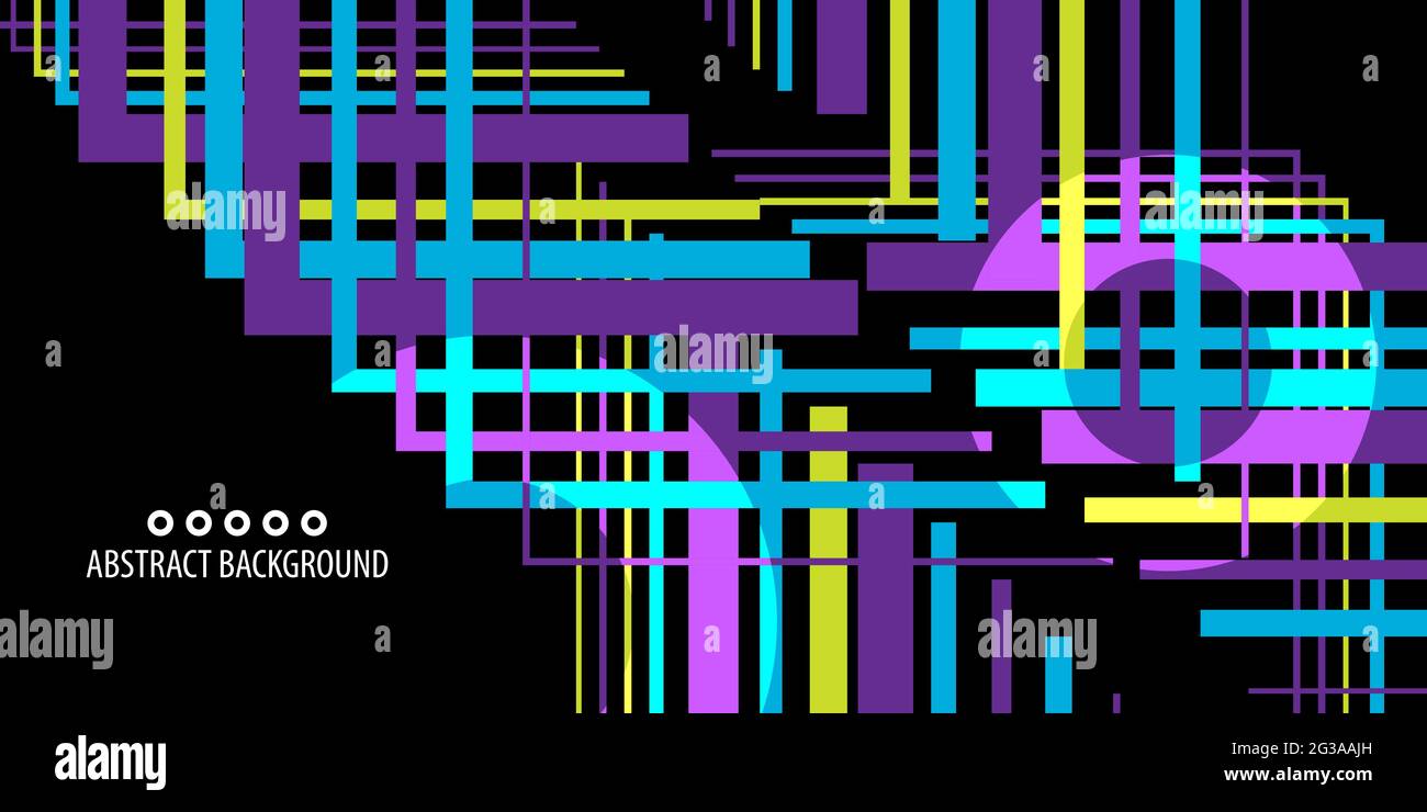 Abstract colorful background graphics template with blended multiple ...
