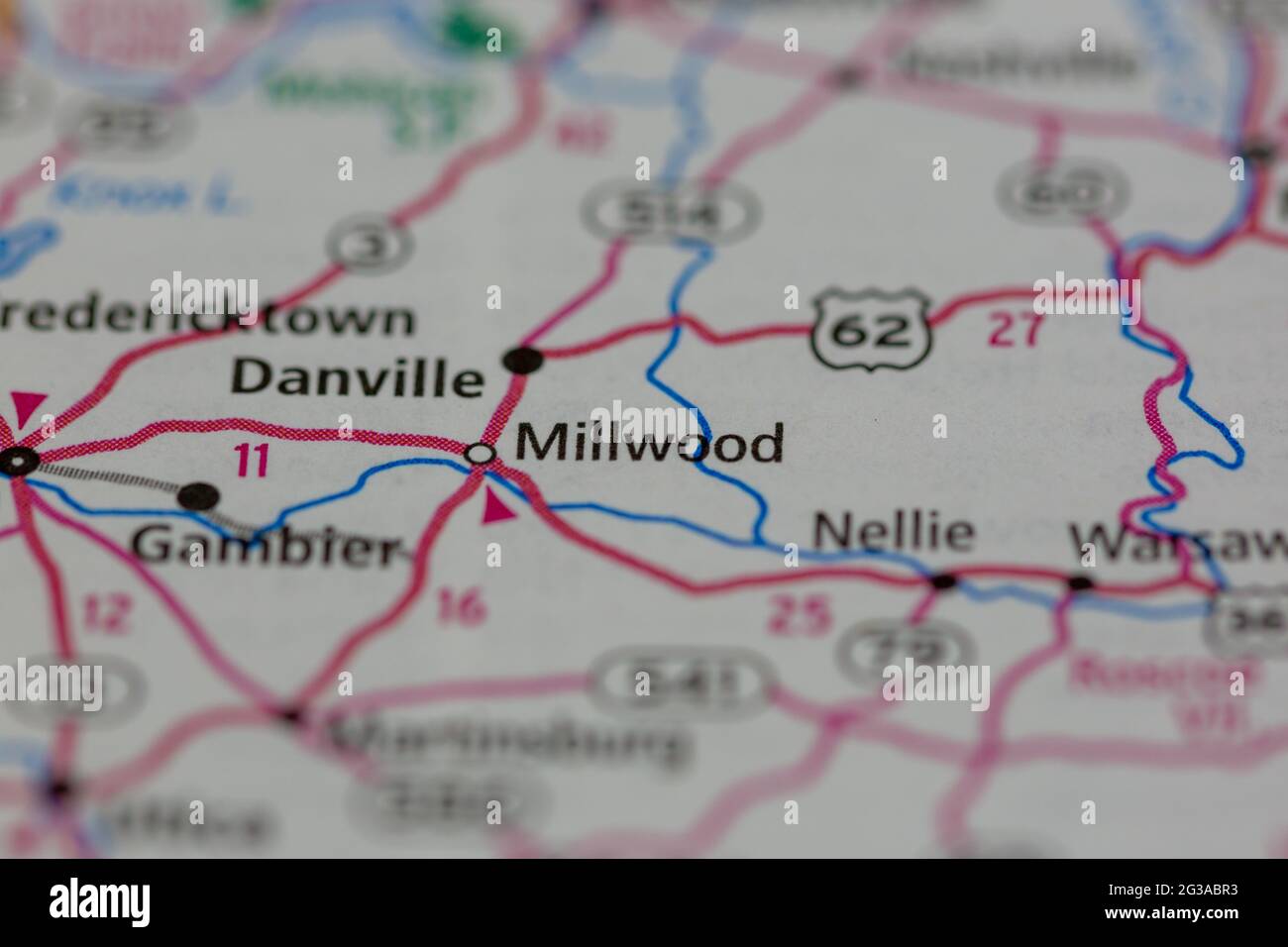 Millwood map hi-res stock photography and images - Alamy