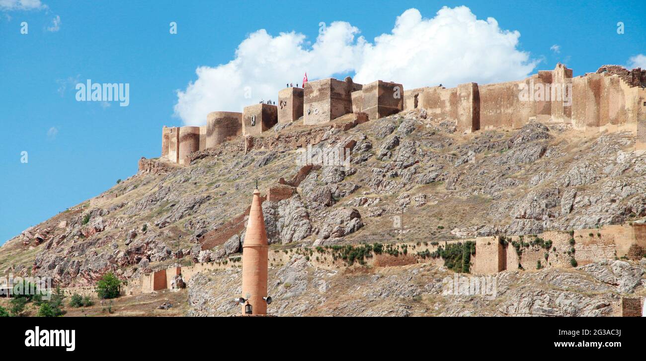 Bayburt, Turkey - 07/15/2016: View of the Bayburt Castle Stock Photo ...