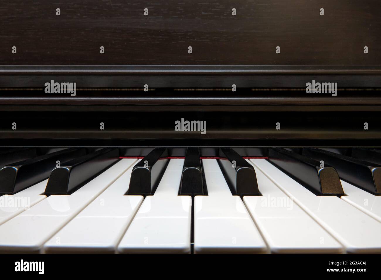 Front view of a jazz piano Stock Photo - Alamy