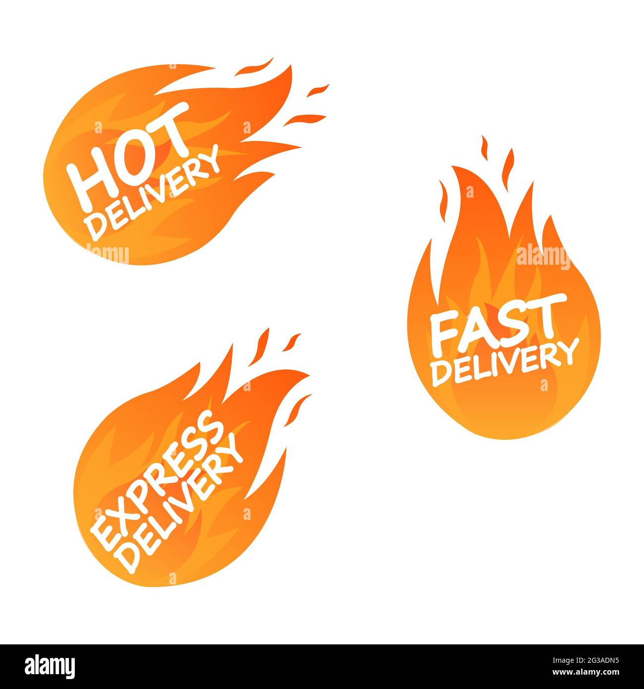 Express delivery icon for apps and website. Delivery concept. Labels ...