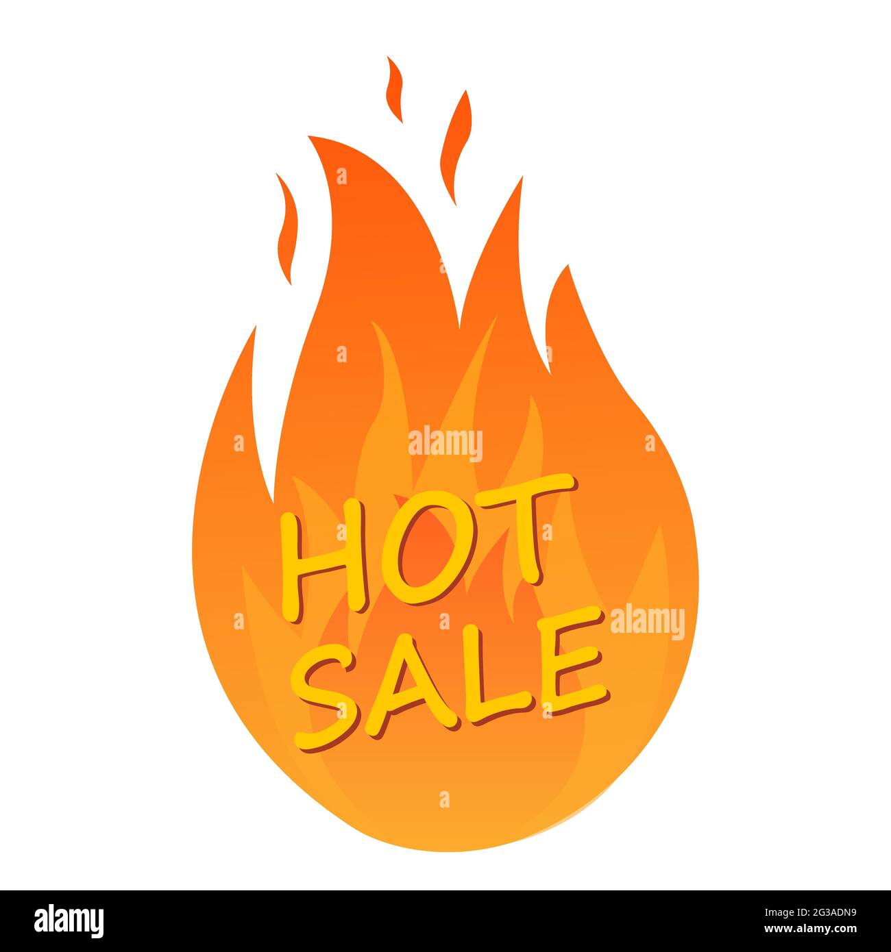 Discount or sale. Hot sales and hot offer signs. logo design, label ...