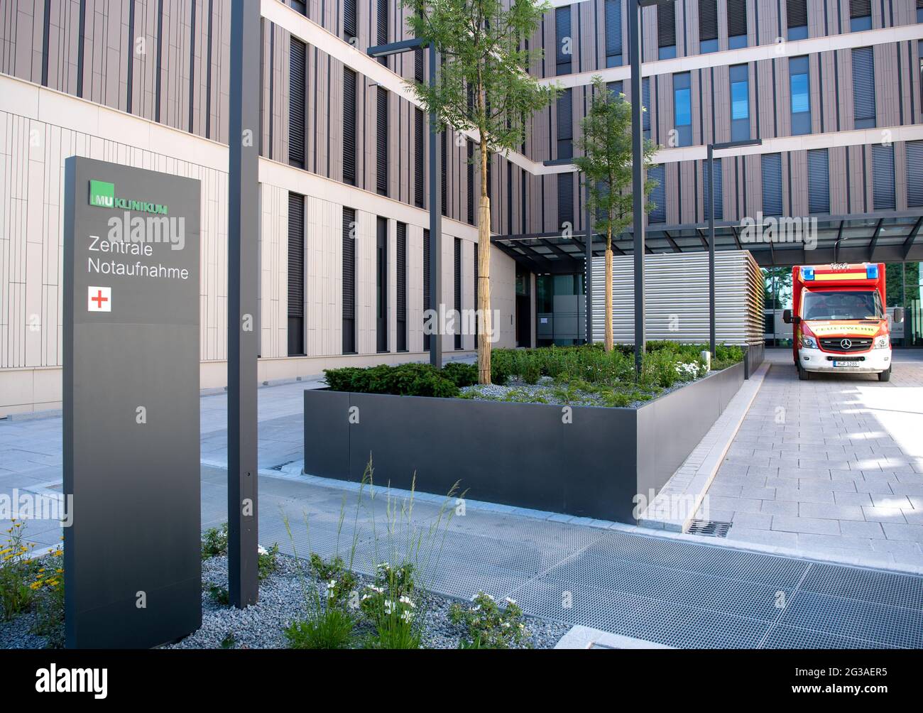 Munich, Germany. 15th June, 2021. The central emergency room of the new ...