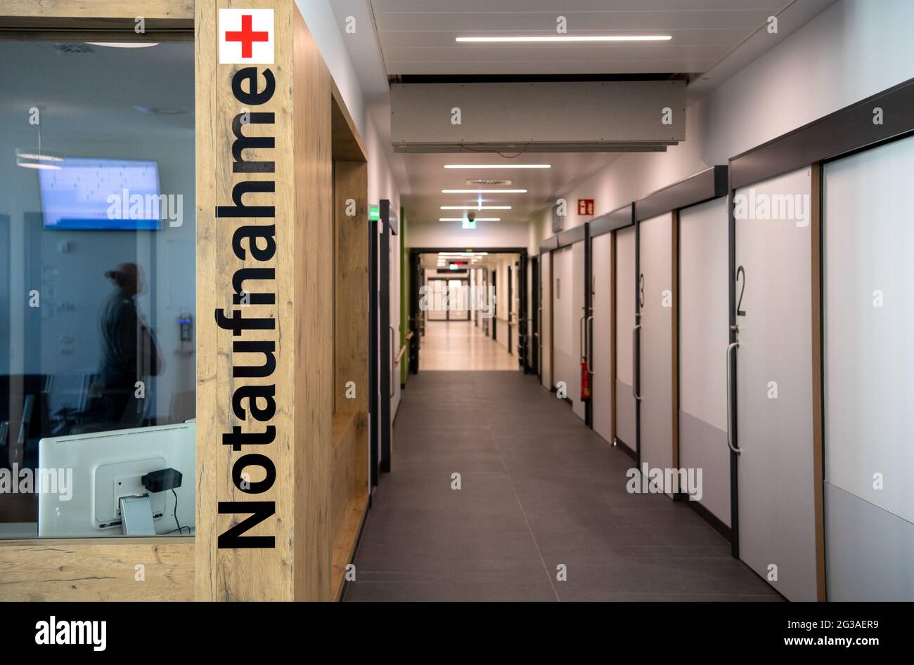 Munich, Germany. 15th June, 2021. The central emergency room of the new ...
