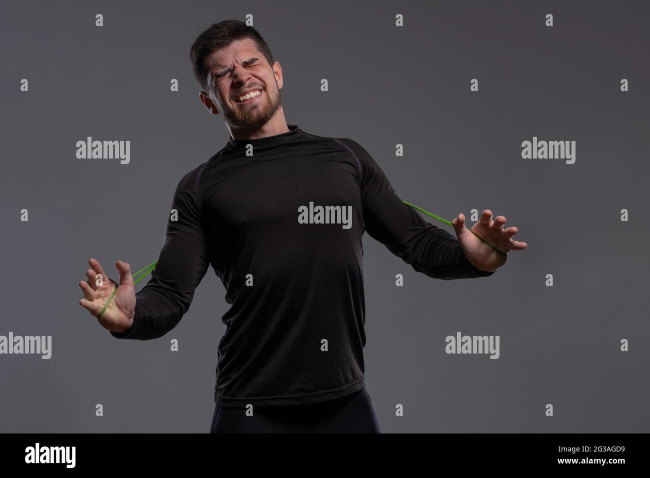 Expressive young man athlete training hi-res stock photography and ...