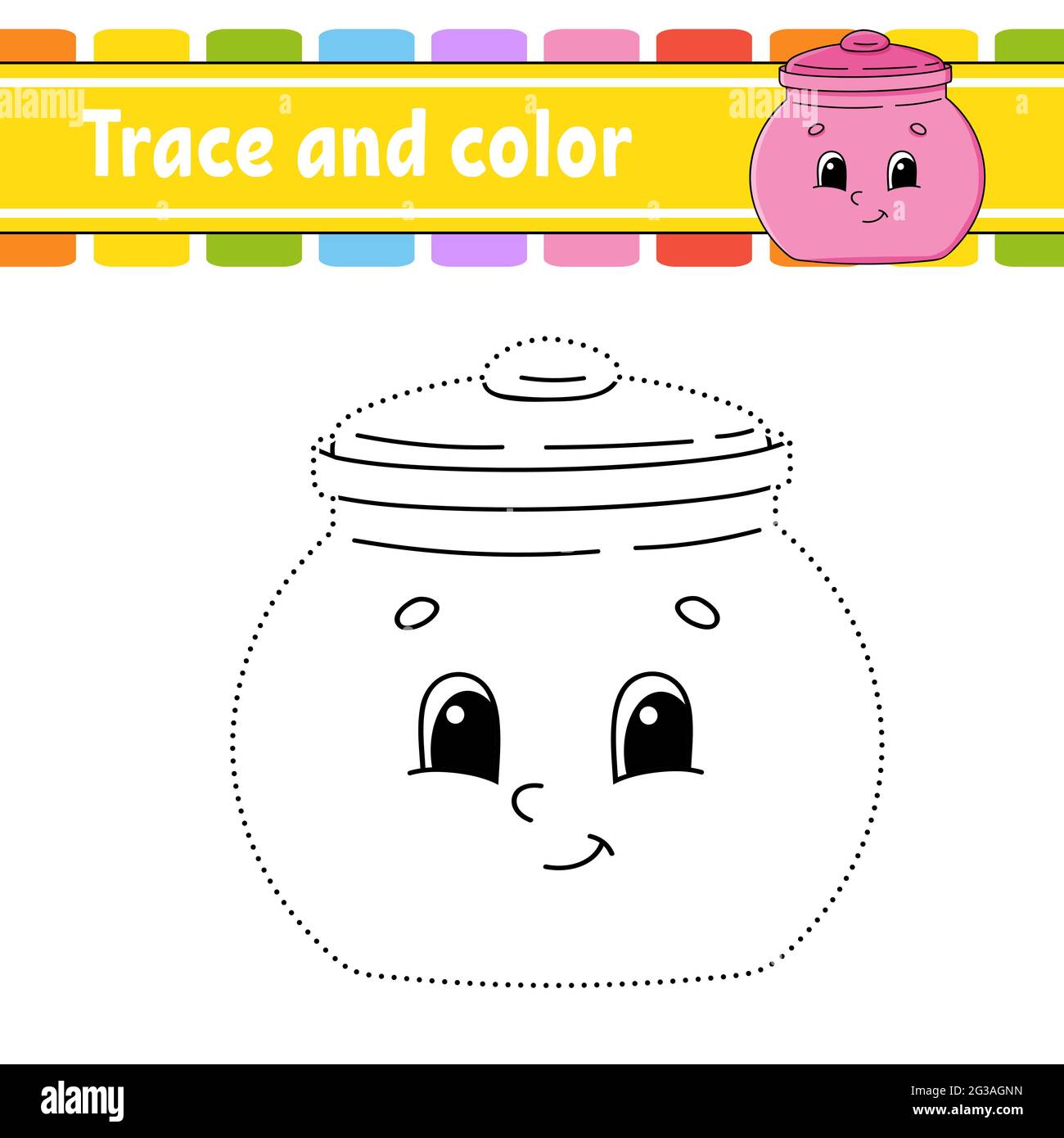 Clay Jar Coloring Page