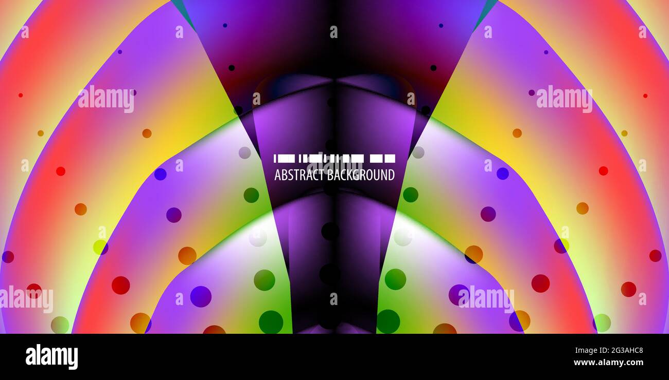 Abstract colorful background template with blended multiple bar shapes ...