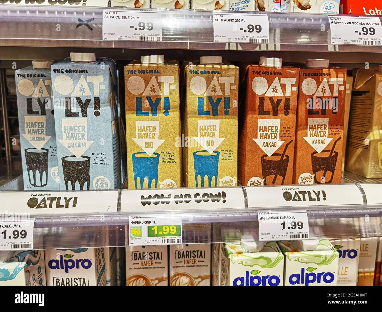 Vegan milk supermarket germany hi-res stock photography and images - Alamy