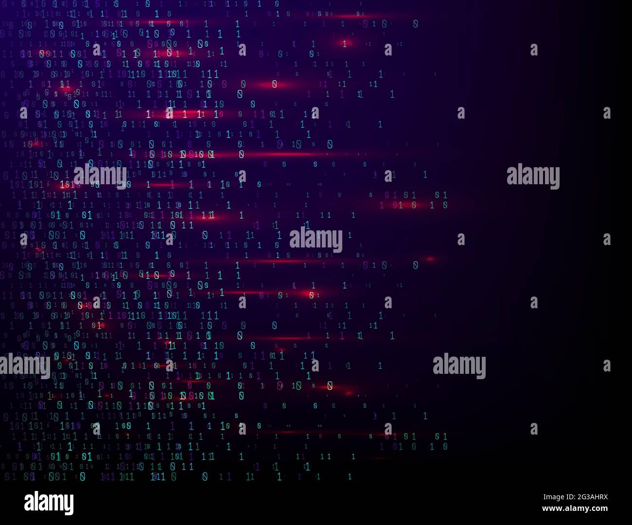 Binary code digital technology. Data Sorting. From Chaos to System ...