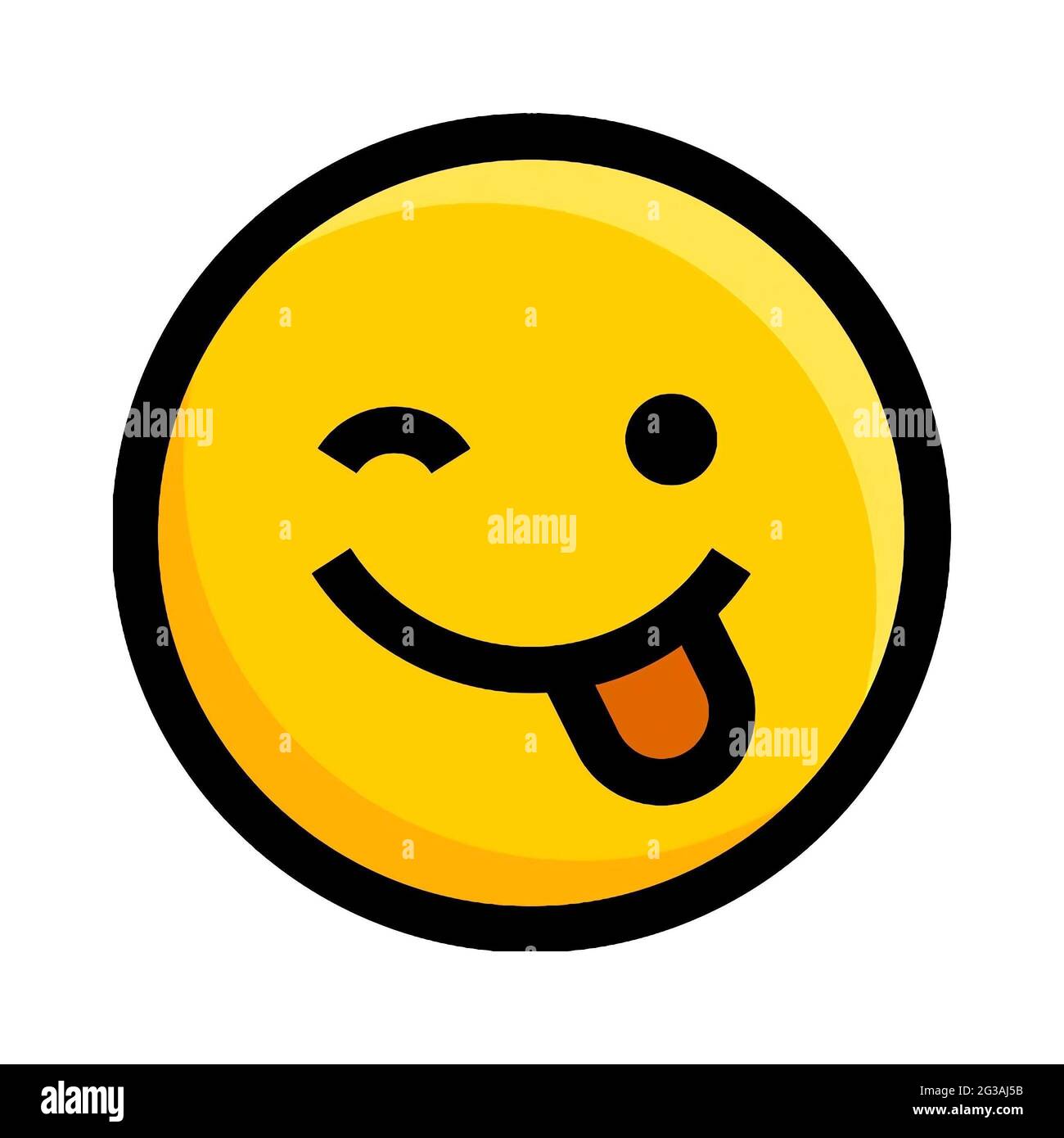 Twinkle emoji icon isolated on a white background Stock Photo - Alamy