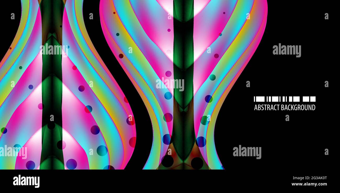 Abstract colorful background template with blended multiple bar shapes ...