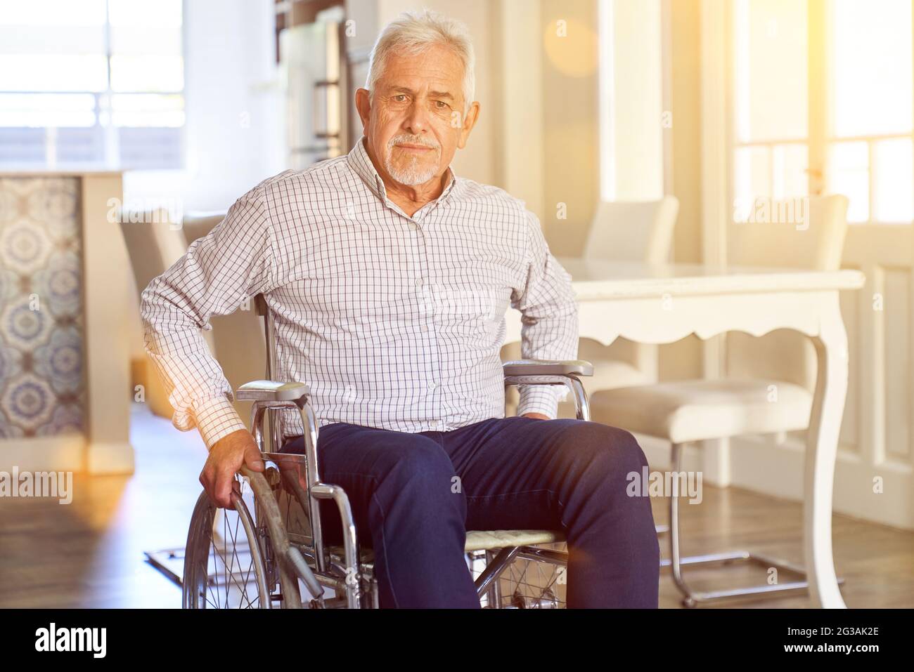 Stroke Patient In Wheelchair