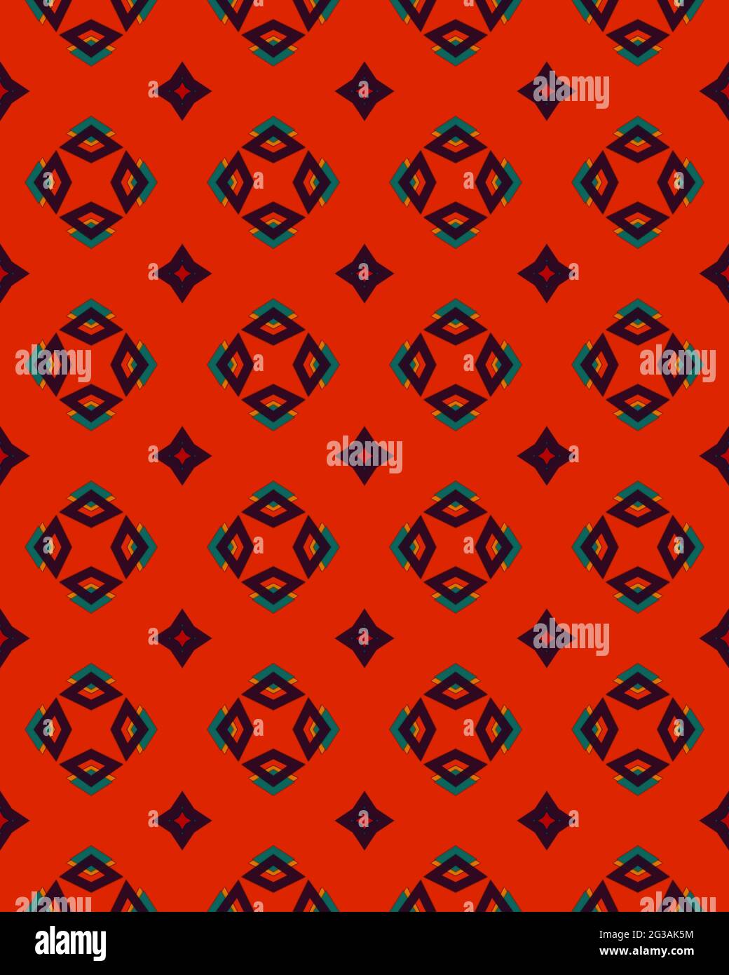Vertical red background with patterned shapes Stock Photo - Alamy
