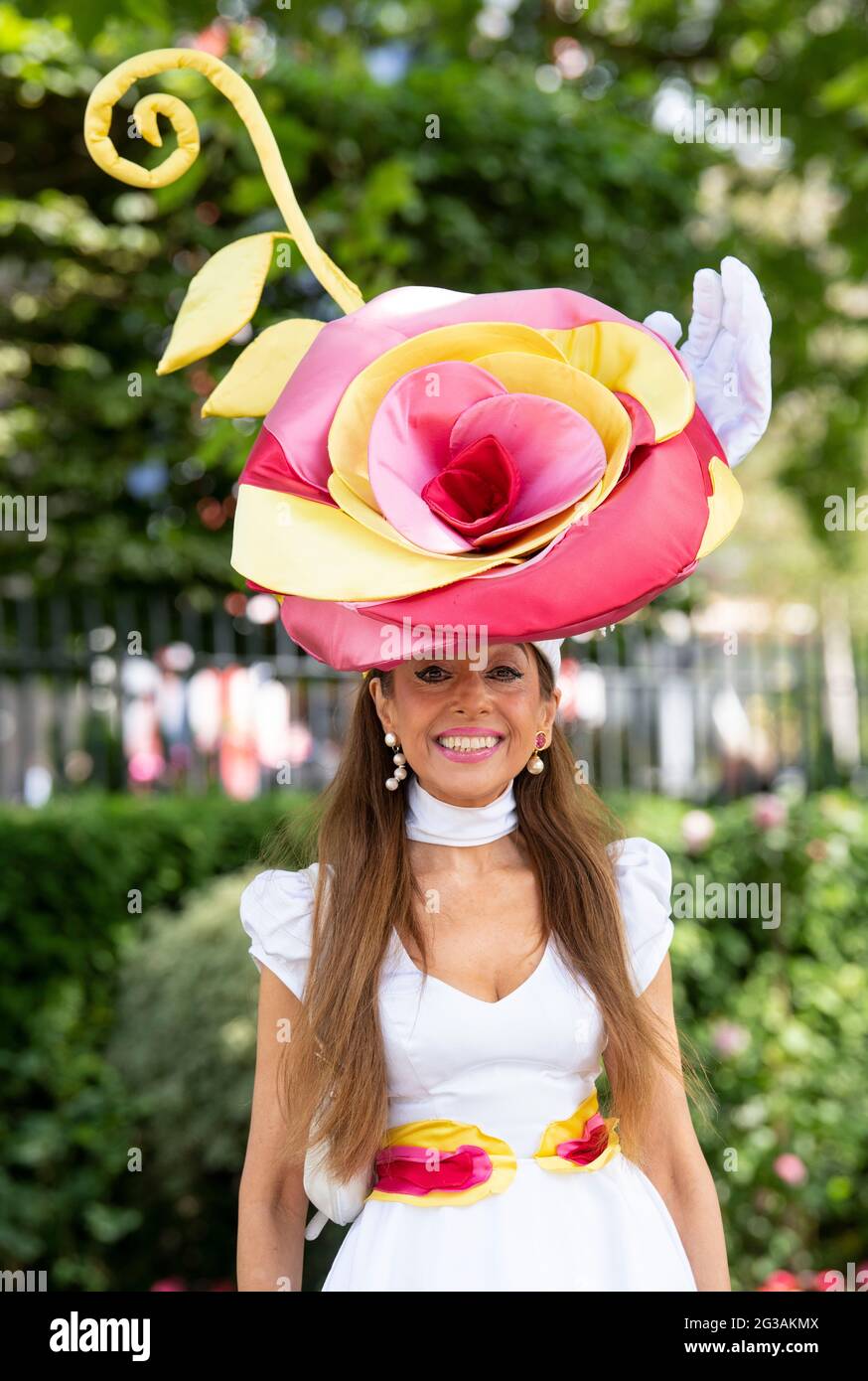 Ascot, UK, 15 June 2021 Tracy Rose arriving at Royal Ascot 2021. Credit ...