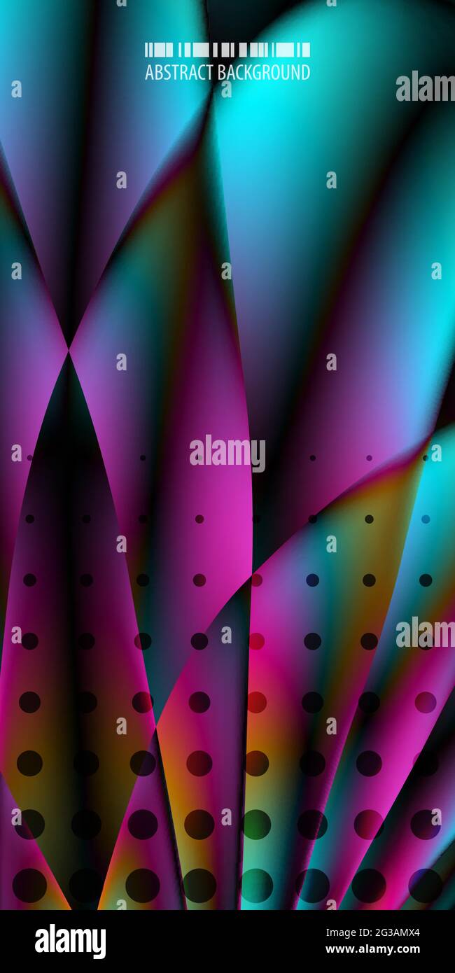 Abstract colorful background graphics template with blended multiple ...