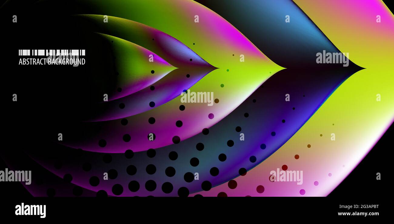 Abstract colorful background graphics template with blended multiple ...