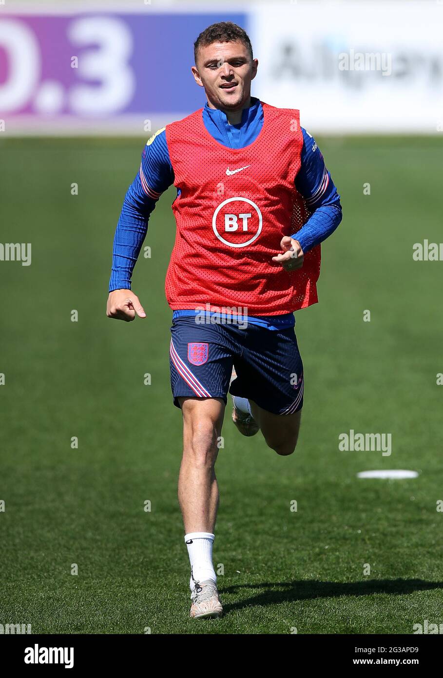 England’s Kieran Trippier during the training session at St George's ...