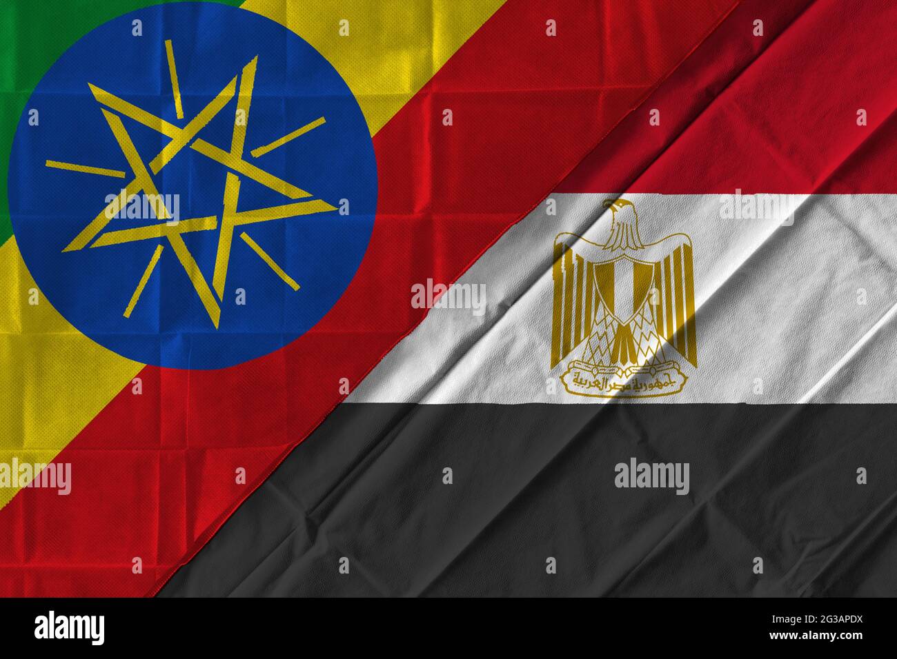 Egypt ethiopia flag hi-res stock photography and images - Alamy