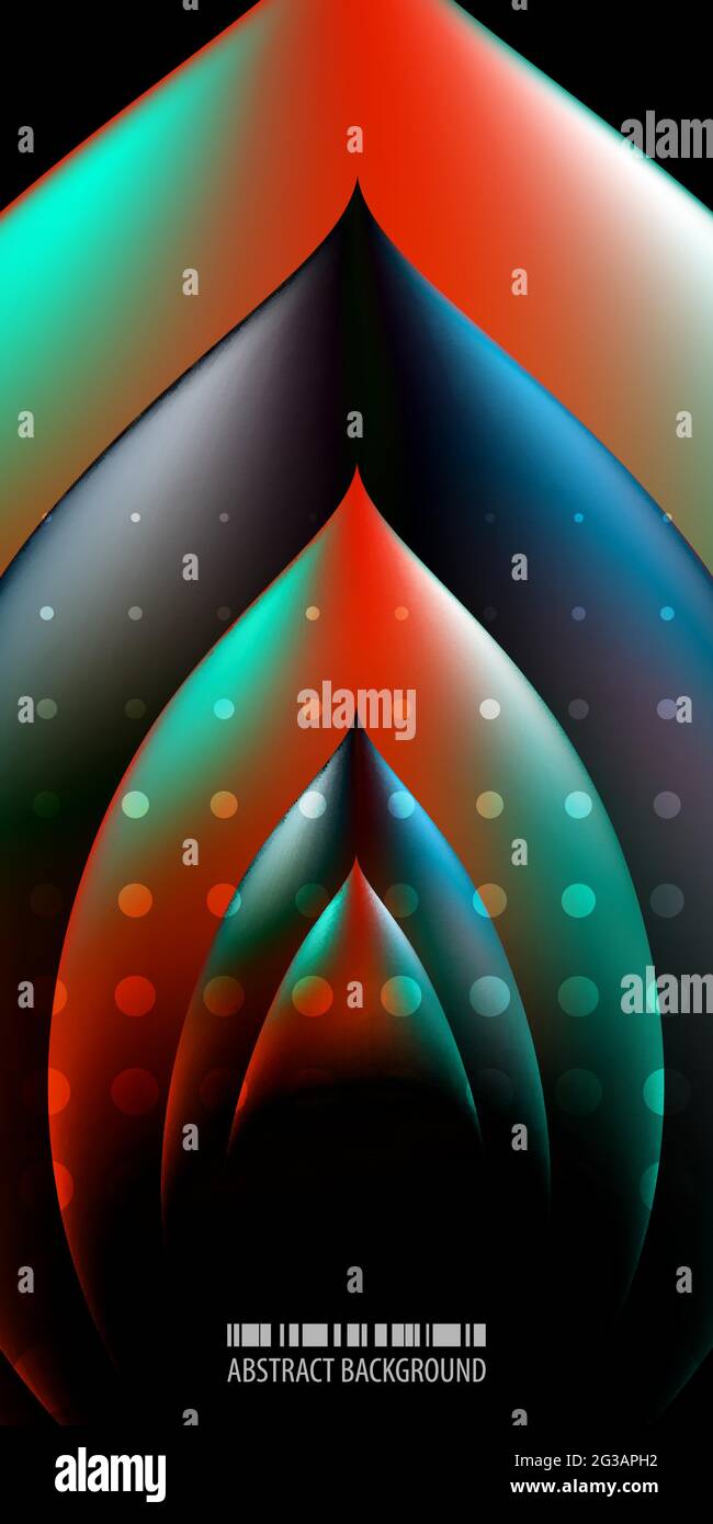 Abstract colorful background graphics template with blended multiple ...