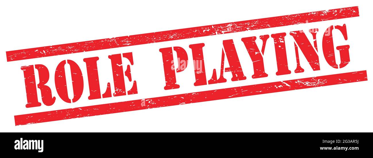 Role playing stamp hi-res stock photography and images - Alamy