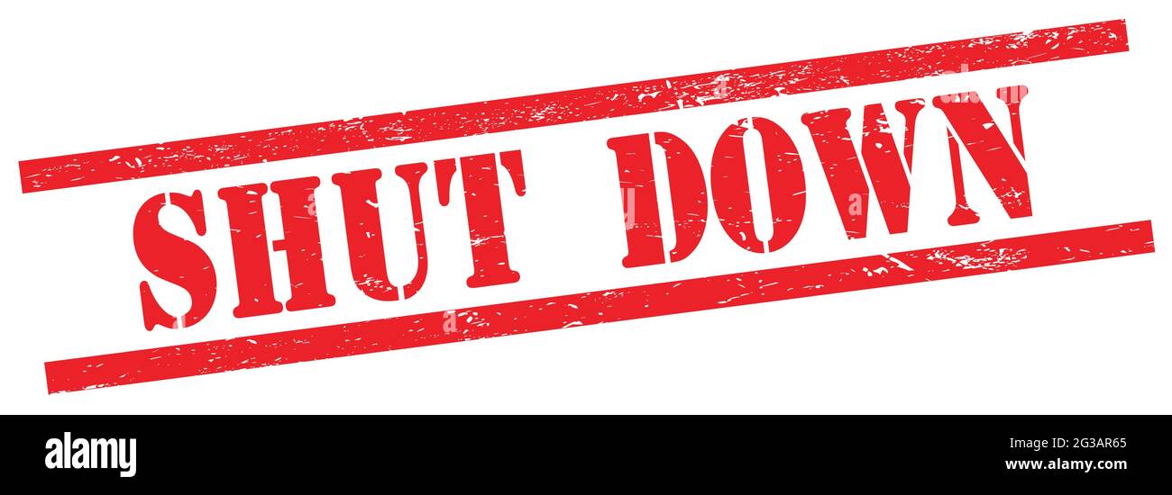 Shut down stamp hi-res stock photography and images - Alamy