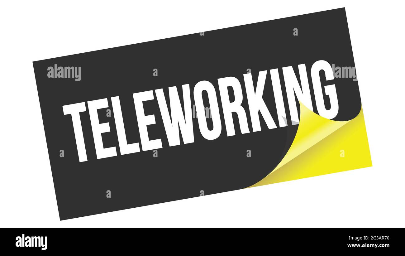 Teleworking stamp hi-res stock photography and images - Alamy