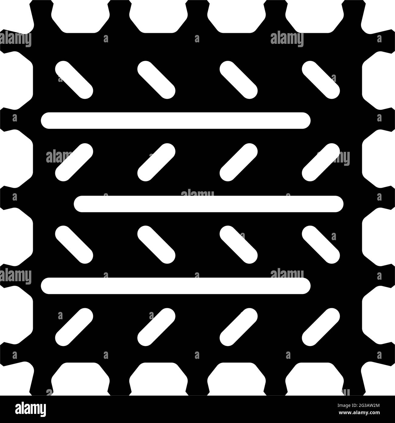 exercise mat gym equipment glyph icon vector illustration Stock Vector ...