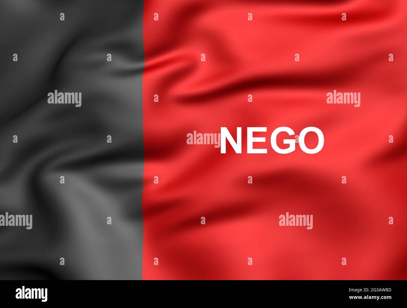 3D Flag of Paraiba state, Brazil. 3D Illustration Stock Photo - Alamy