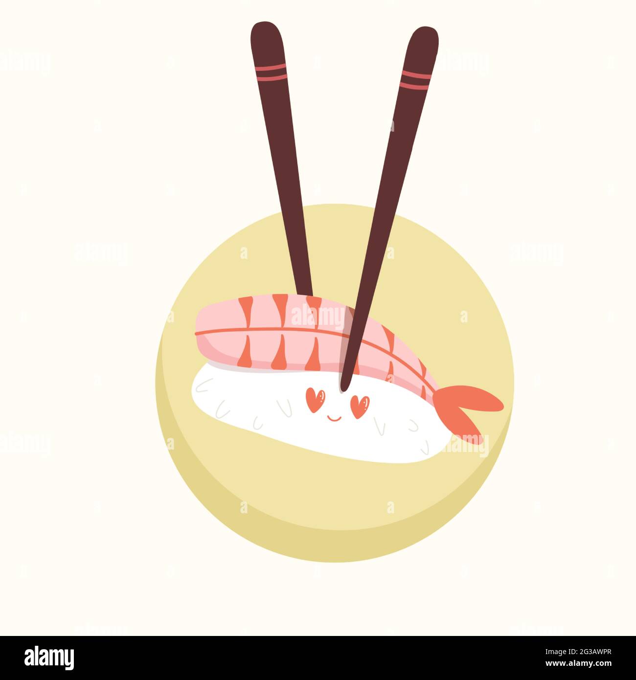 Maki sushi roll eel Stock Vector Images - Alamy