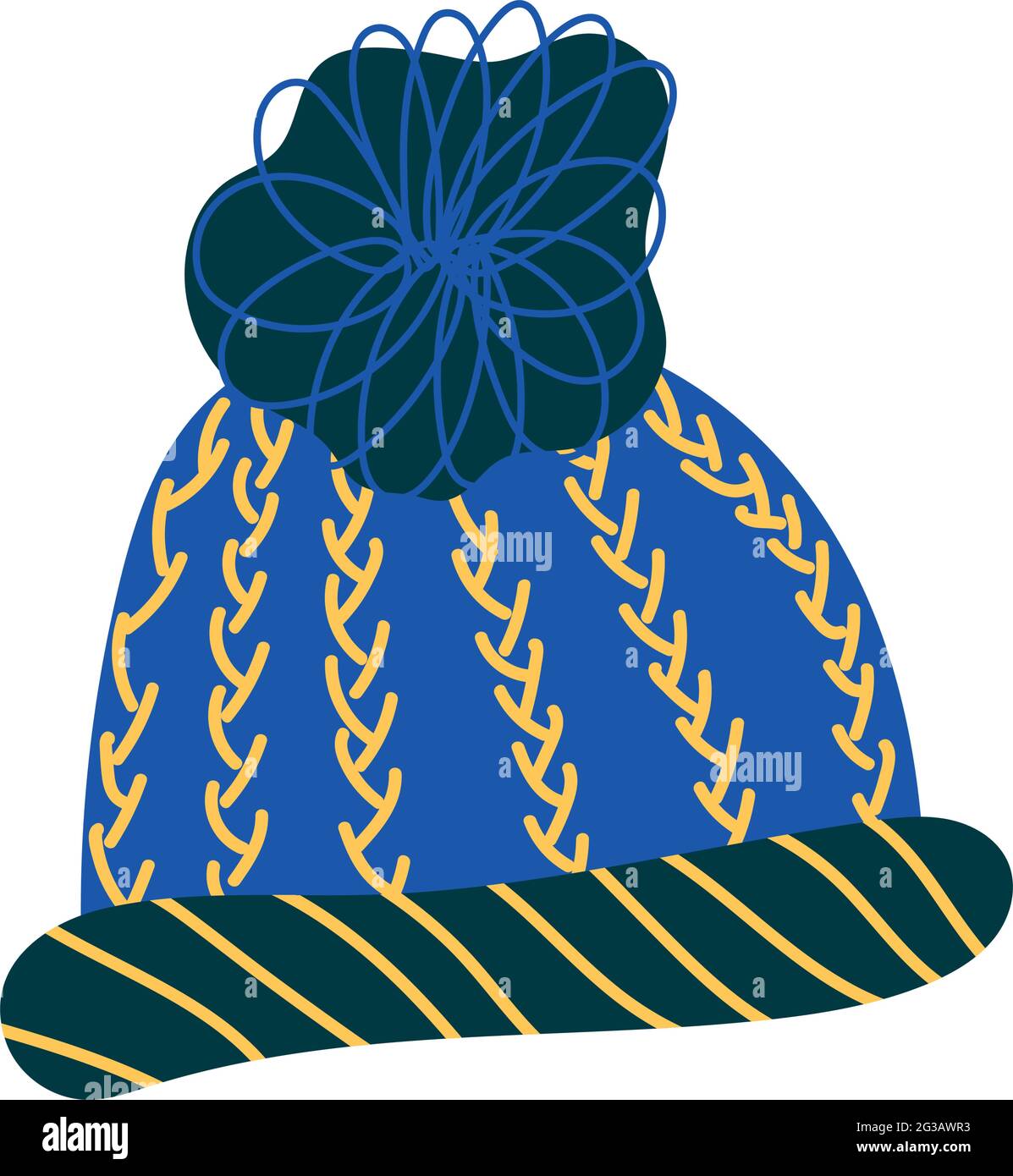 Cap winter hat sketch Stock Vector Images - Alamy