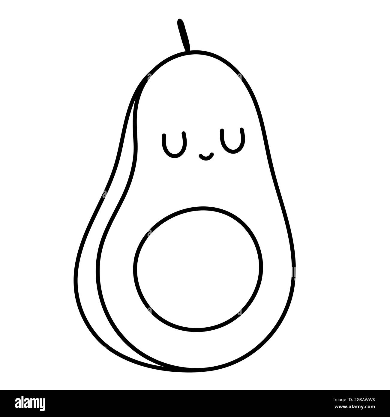 Cute avocado hi-res stock photography and images - Alamy