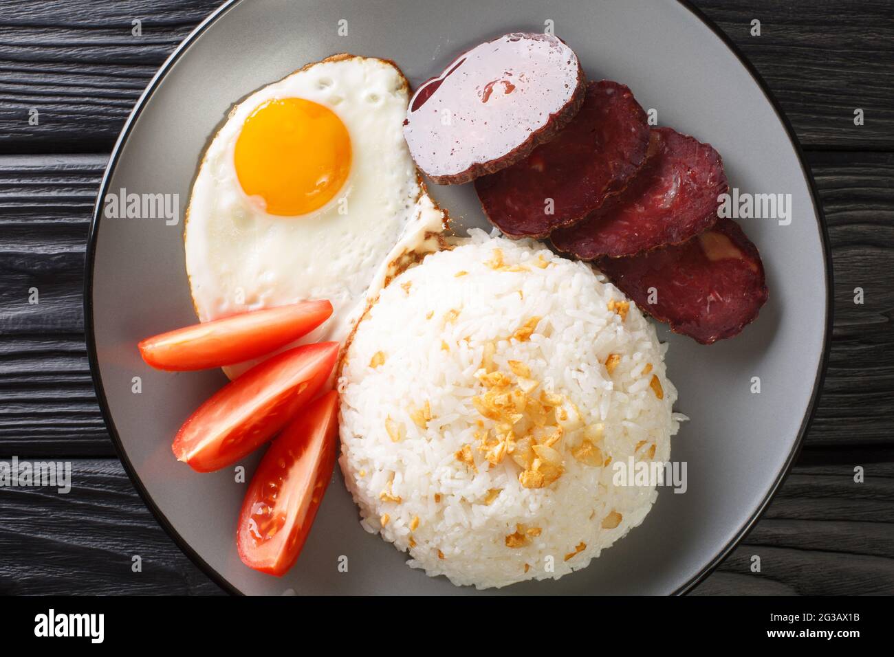 Sinangag also called garlic fried rice is a Filipino dish cooked by ...