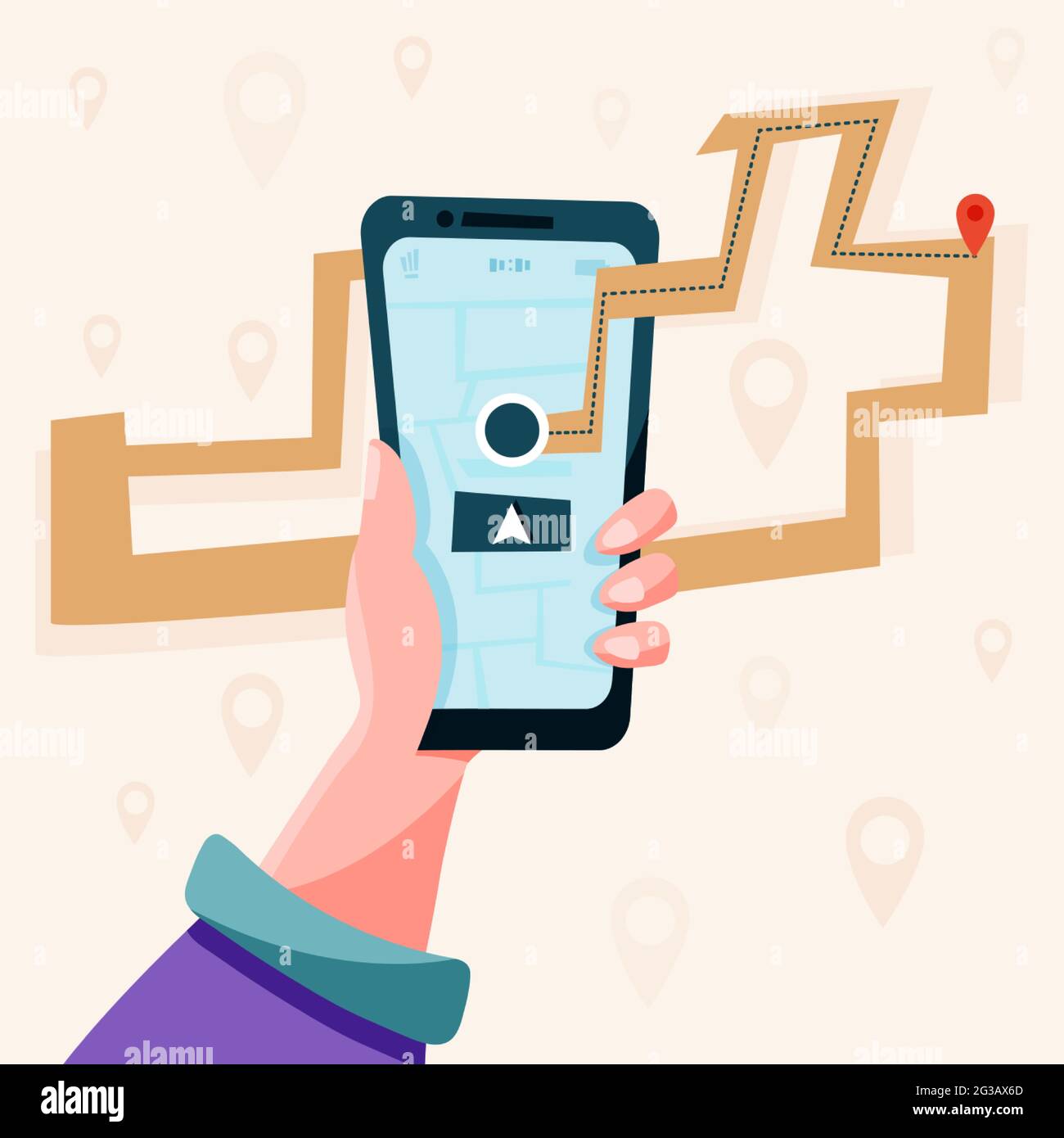 Convenient location Stock Vector Images - Alamy