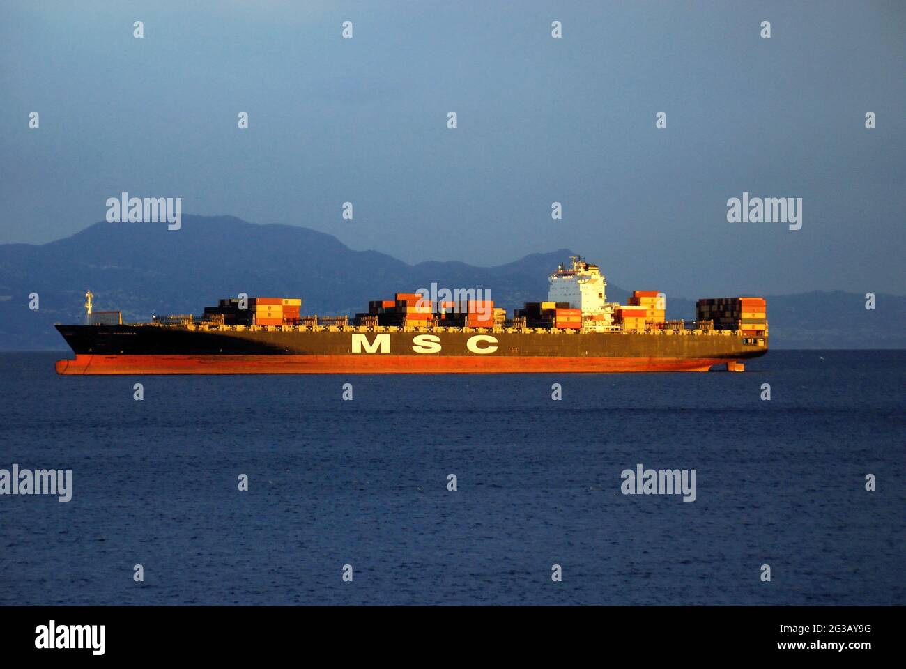 Naples ship container ship hi-res stock photography and images - Alamy