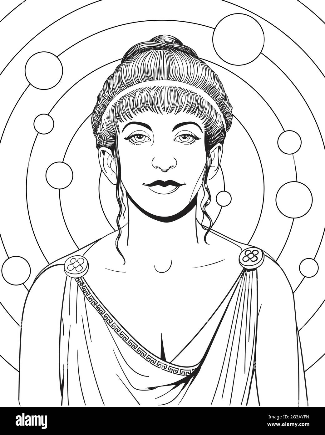 Ancient greek philosopher Hypatia Stock Vector Image & Art - Alamy