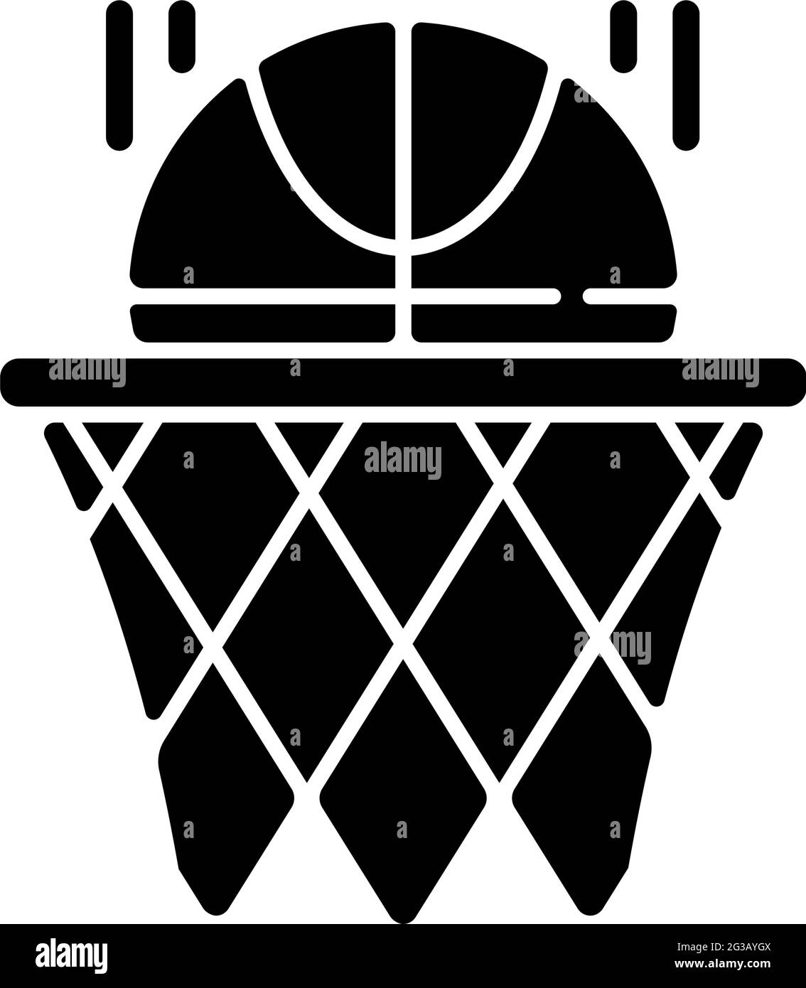 Basketball shoot match Cut Out Stock Images & Pictures - Alamy