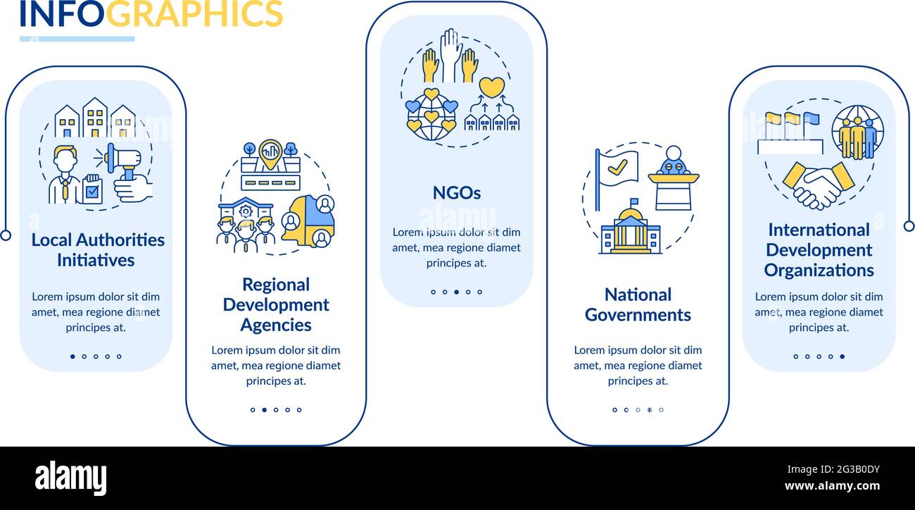 Society programs vector infographic template Stock Vector Image & Art ...