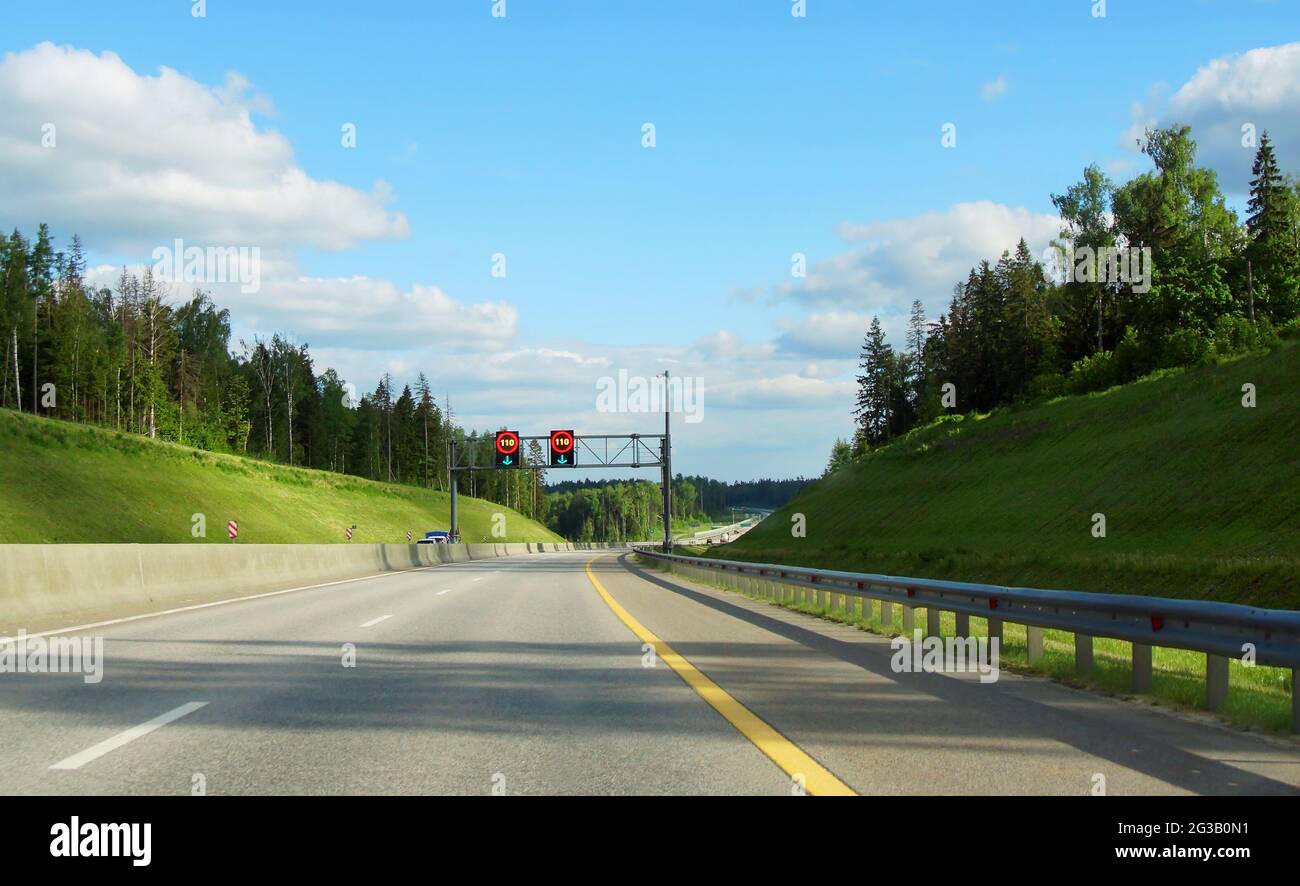 M11 motorway sign hi-res stock photography and images - Alamy